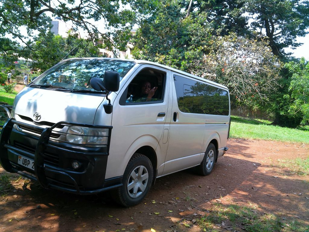 Hi-ace Drone rental Uganda-Cheap safari van for hire Uganda
